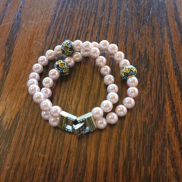 Heidi Daus | Jewelry | Double Strand Pearl Bracelet | Poshmark